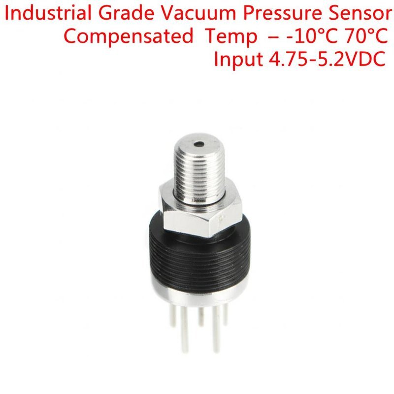 Industrial Grade Vacuum Pressure Sensor with Compensated Temp -10°c 70 ...